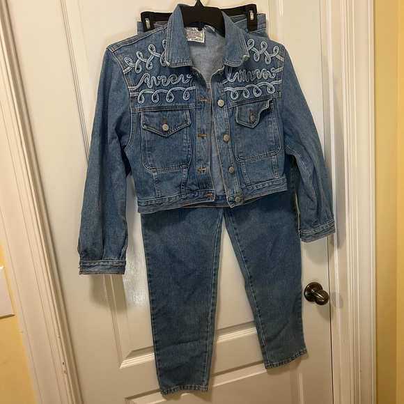 Jordache | Jeans | The Original Jordache Jeanwear Denim Two Piece ...